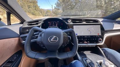Lexus RZ 450e first drive: This EV swaps its steering wheel for a yoke | T3