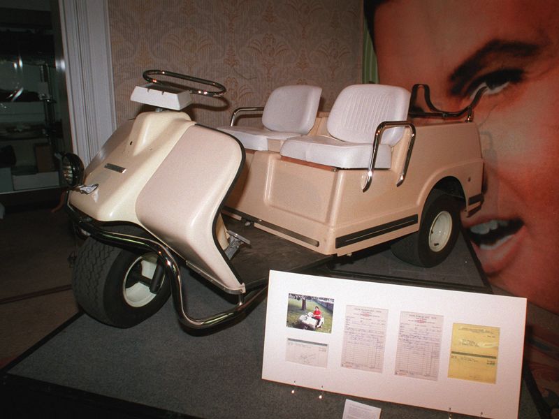 From Memphis To Auction - Elvis Presley's Golf Buggy Is For Sale Now ...