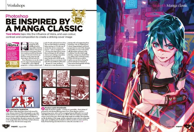 Make it big with manga in ImagineFX 163 | Creative Bloq