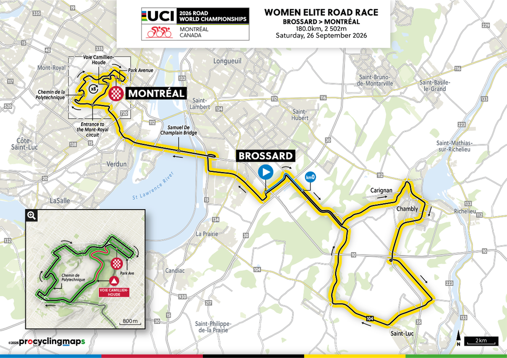 2026 UCI Road World Championships routes | Cyclingnews