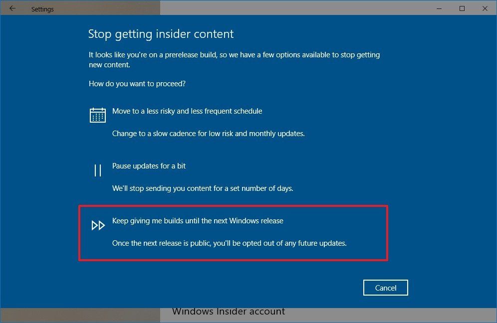 Why you should opt-out of the Insider Program after Windows 10 October ...
