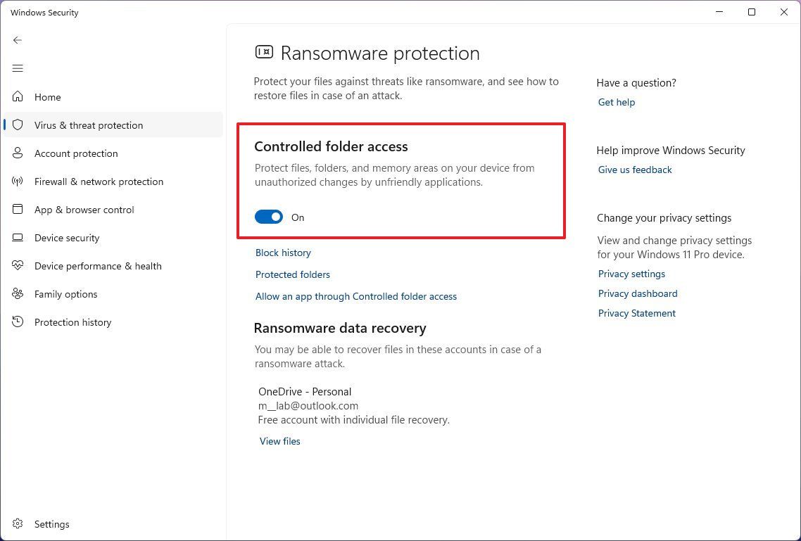 How to get started with Microsoft Defender Antivirus on Windows 11 ...