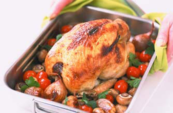 Mustard roast chicken | British Recipes | GoodtoKnow