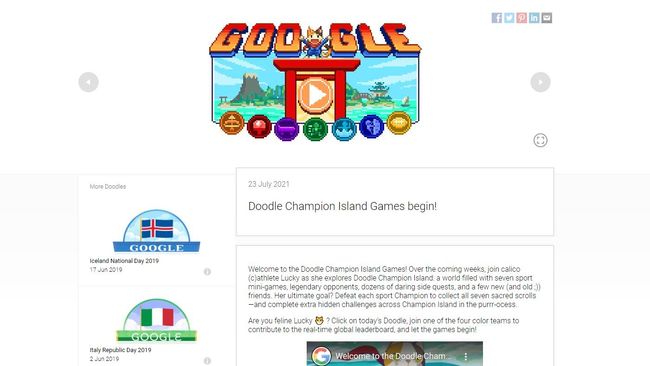 Google Doodle Champion Island Games: what is it and how to play | TechRadar