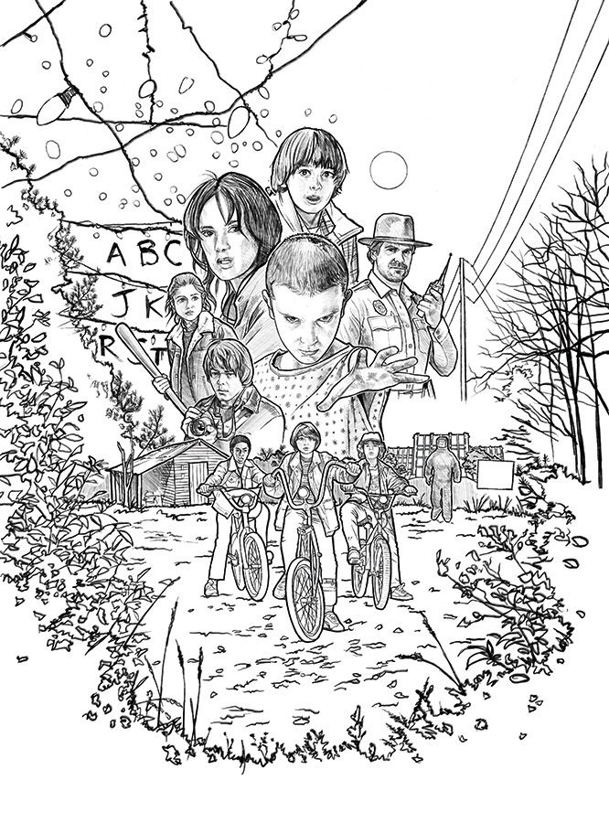 Creating the official retro-style Stranger Things poster | Creative Bloq