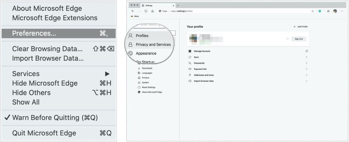 How to customize privacy settings for Microsoft Edge on Mac | iMore