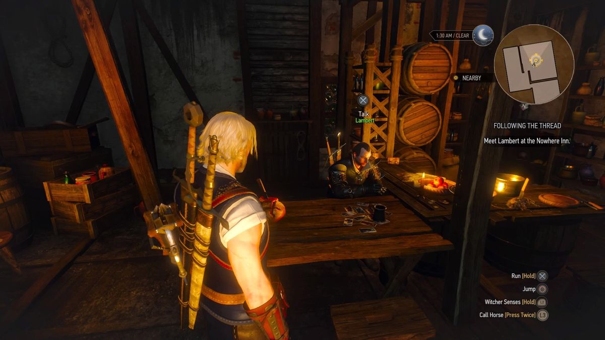 The Witcher 3 Following the Thread mission: find a contract in Hierarch ...