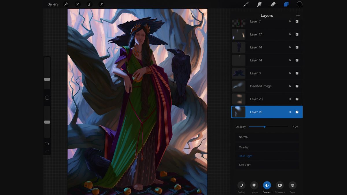 How to draw a dramatic figure in Procreate | Creative Bloq