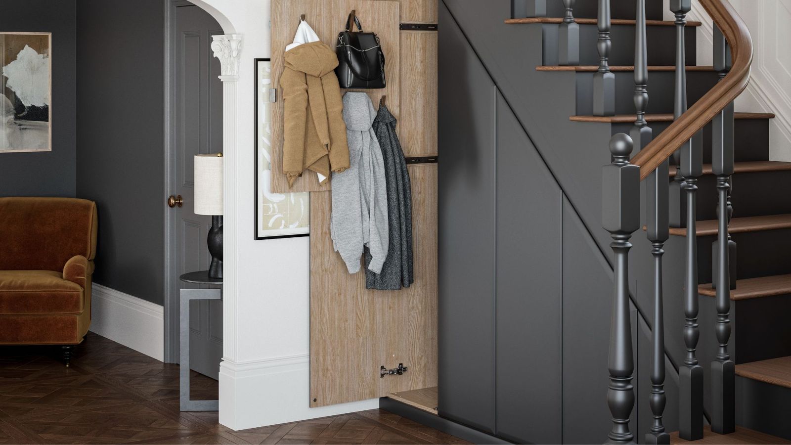 How to make a boot room area possible in any hallway | Woman & Home