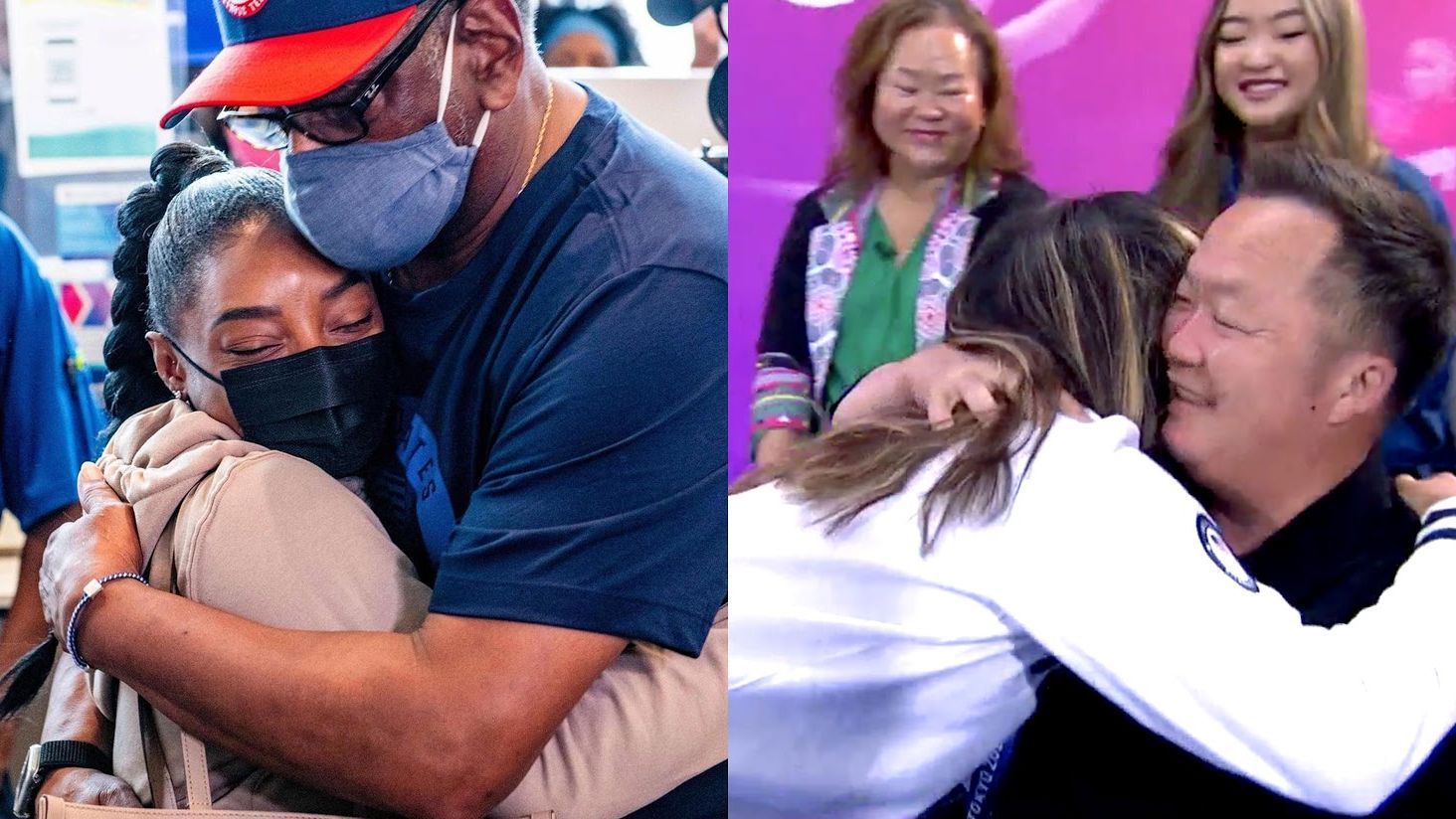 Simone Biles and Suni Lee Had the Sweetest Family Reunions | Marie Claire