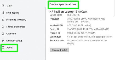 How to check your PC specs in Windows 10 | Tom's Guide