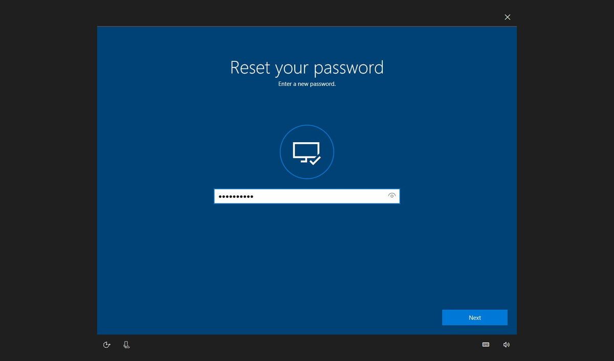 How to reset password from the Lock screen on the Windows 10 Fall ...