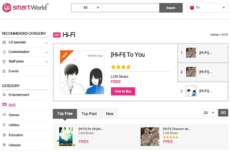 LG launches Hi-Fi music service with free hi-res downloads | What Hi-Fi?