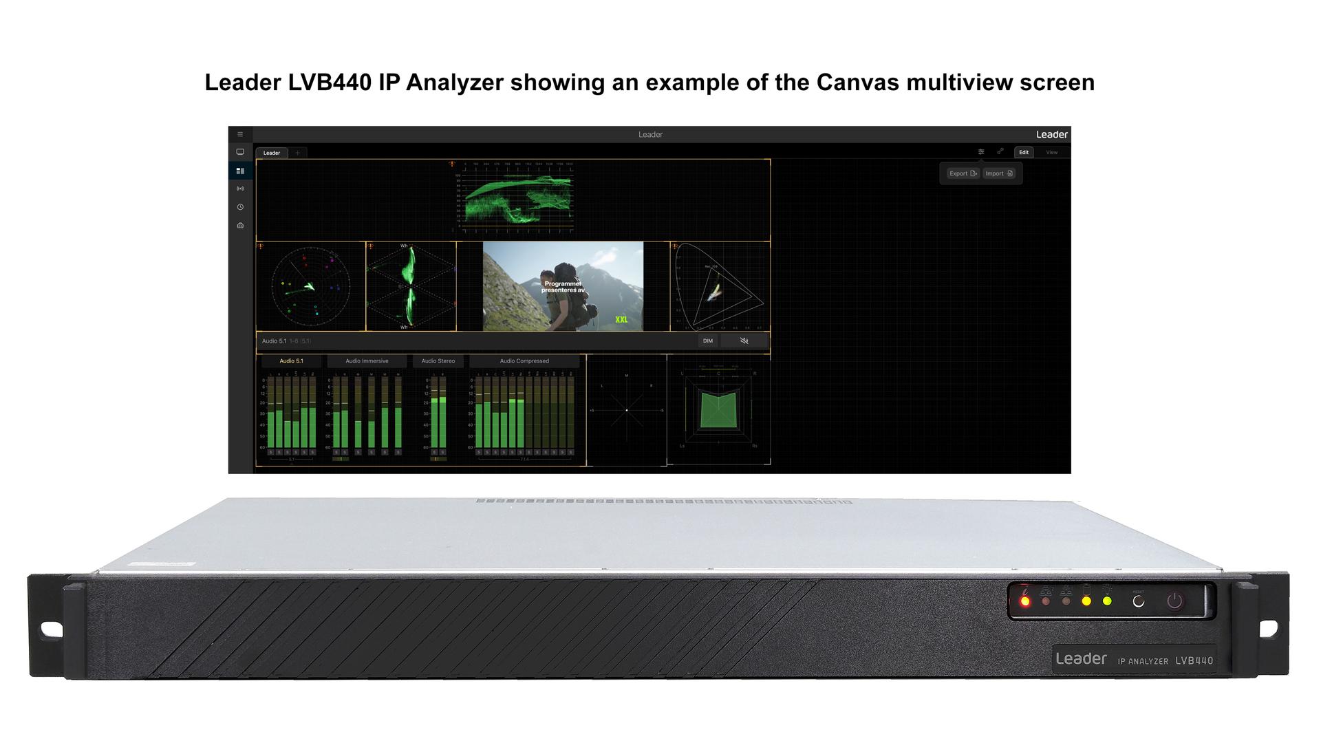 Leader Expands LVB440 IP Analyzer with New Measurement Tools | TV Tech