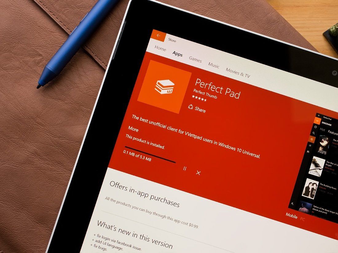 Perfect Pad, an unofficial Wattpad Client app for Windows 10 | Windows ...