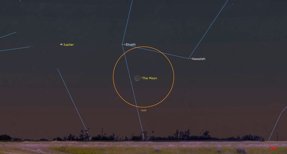 See Jupiter pair up with a sliver of the moon May 27 | Space
