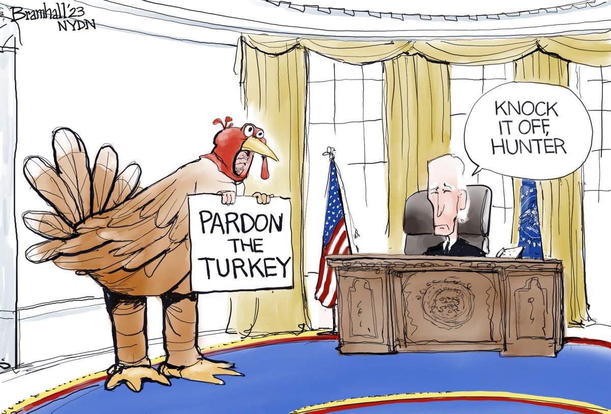 Today's political cartoons - November 20, 2023 | The Week