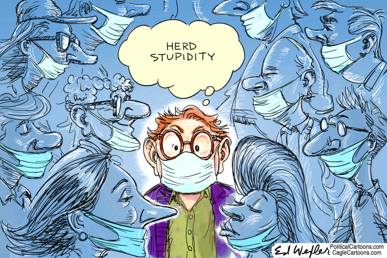 Editorial Cartoon U.S. covid masks | The Week
