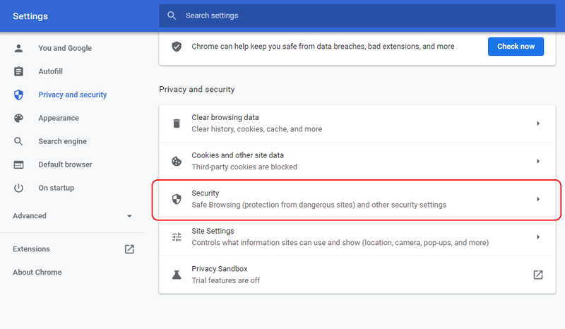 How to enable enhanced safe browsing mode in Google Chrome | Android ...