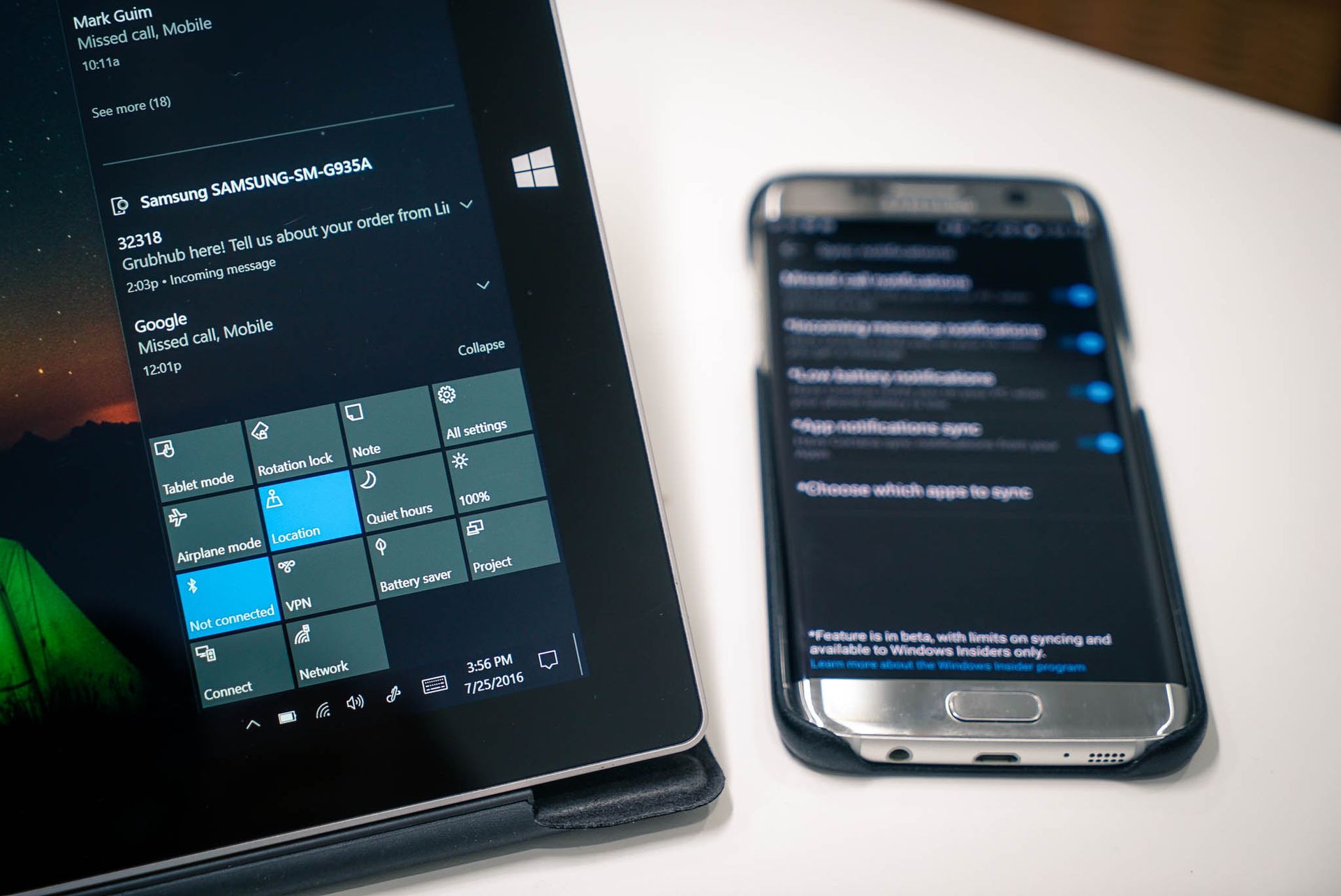 How to sync notifications between Android and Windows 10 using Cortana ...