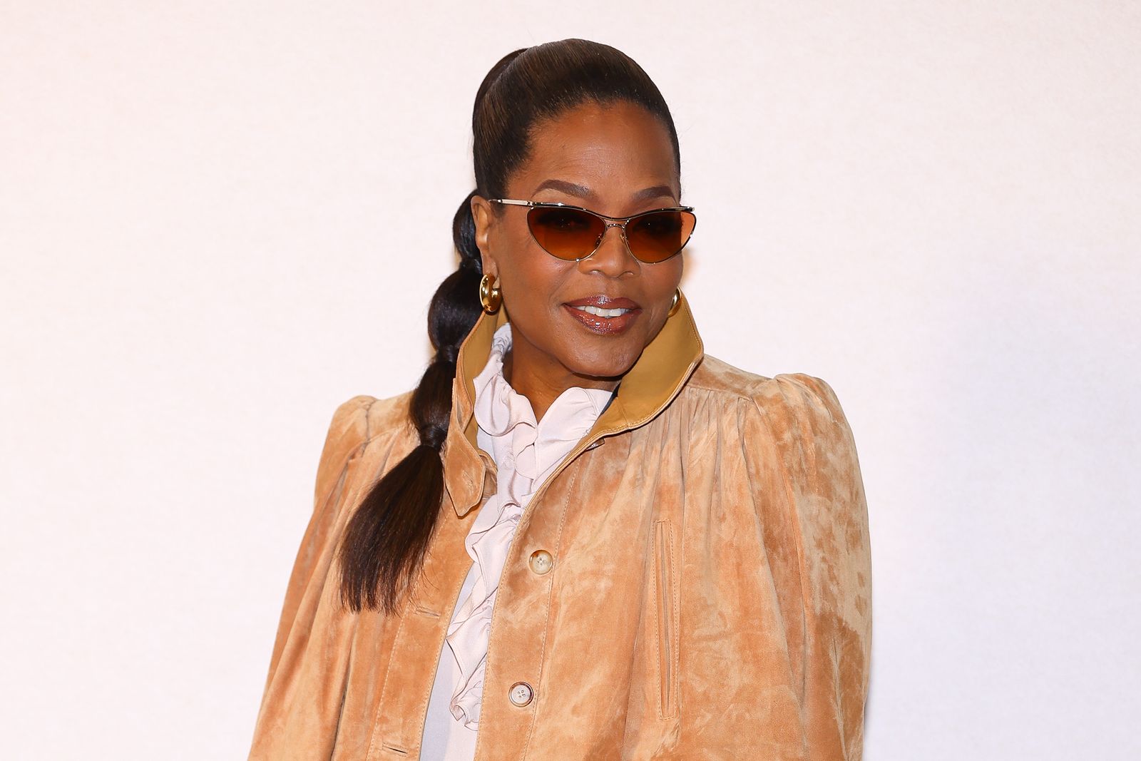 Oprah Winfrey's Bubble Ponytail In Paris Is Pure Sass | Marie Claire