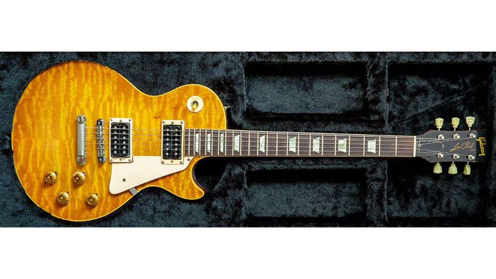 Slash’s ‘Hunter Burst’, the first Guns N’ Roses Les Paul, going to ...