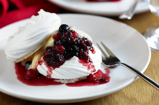 Berry custard meringues | Dessert Recipes | GoodtoKnow