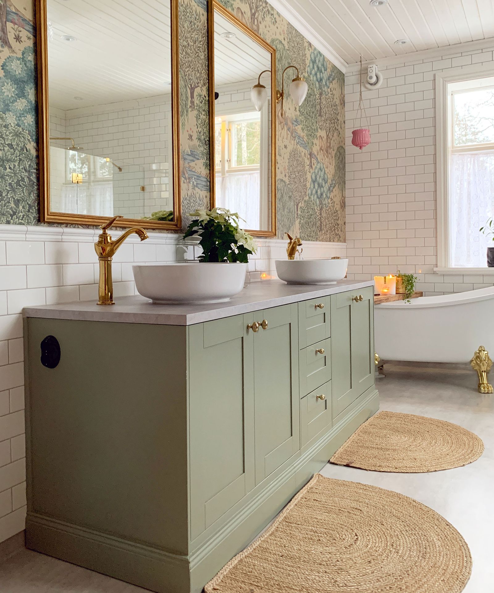 An IKEA METOD cabinet hack has transformed this bathroom | Livingetc