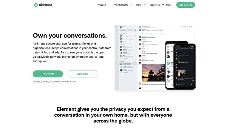 Element secure messenger review | TechRadar