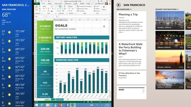How to Run Up to Four Apps At Once On Windows 8.1 | Tips and Tricks ...