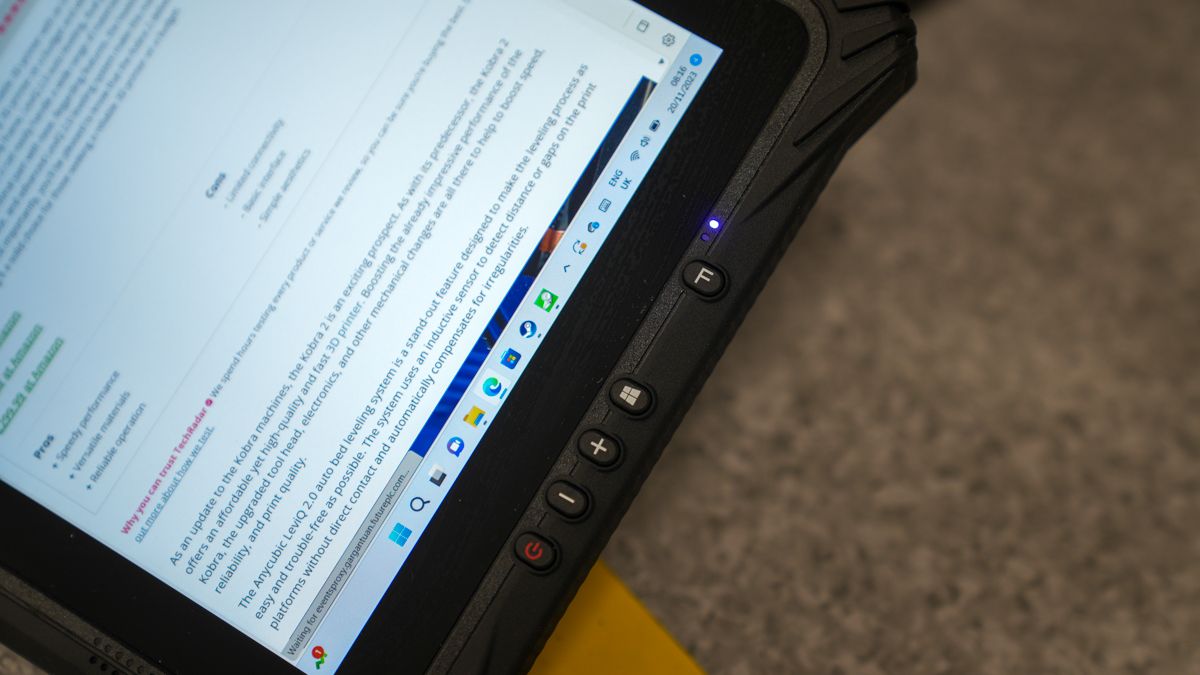 IRT09J Rugged Windows Tablet Rugged Tablet review | TechRadar