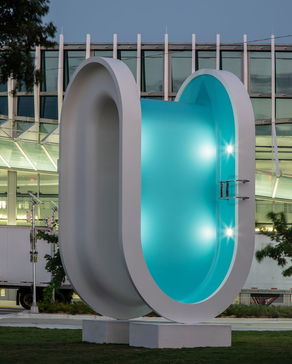Elmgreen & Dragset unveil swimming pool sculpture in Miami | Wallpaper*
