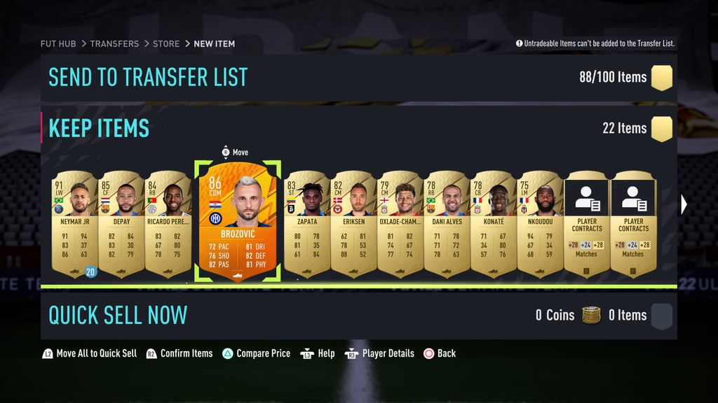 FIFA 22 Prime Gaming Pack 11 gives you a 83+ rated player pick ...