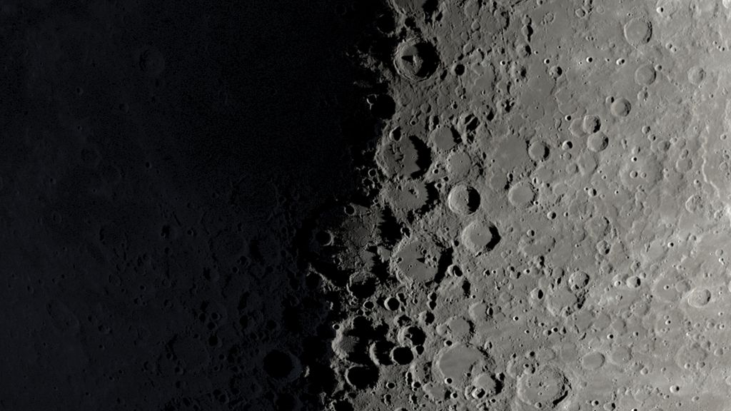 See the half-lit first quarter moon tonight: Look for the shadows of ...