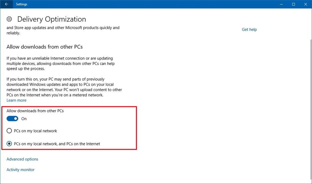How to prevent the uploading of updates to other PCs on Windows 10 ...