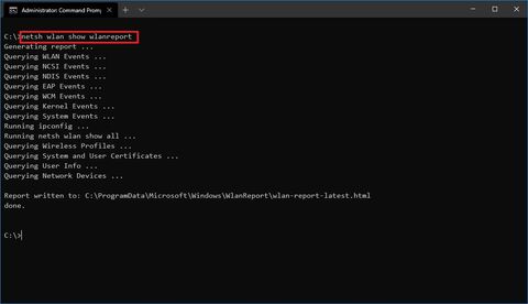 How to manage wireless networks with Command Prompt on Windows 10 ...
