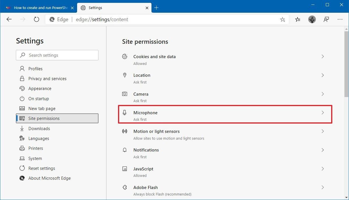 How to manage site permissions on the new Microsoft Edge | Windows Central
