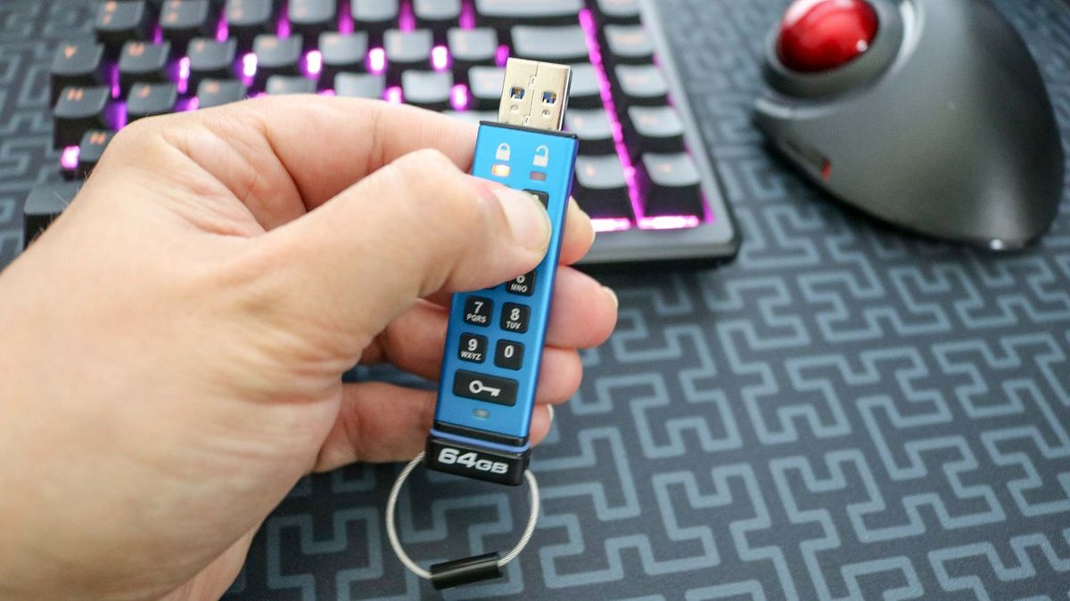 I just tested this ultra-secure USB flash drive and now I feel like a ...