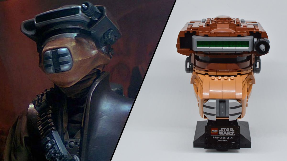 Lego Star Wars Princess Leia (Boushh) Helmet review | Space