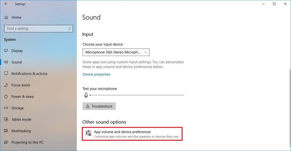 How to manage Sound settings on Windows 10 April 2018 Update | Windows ...