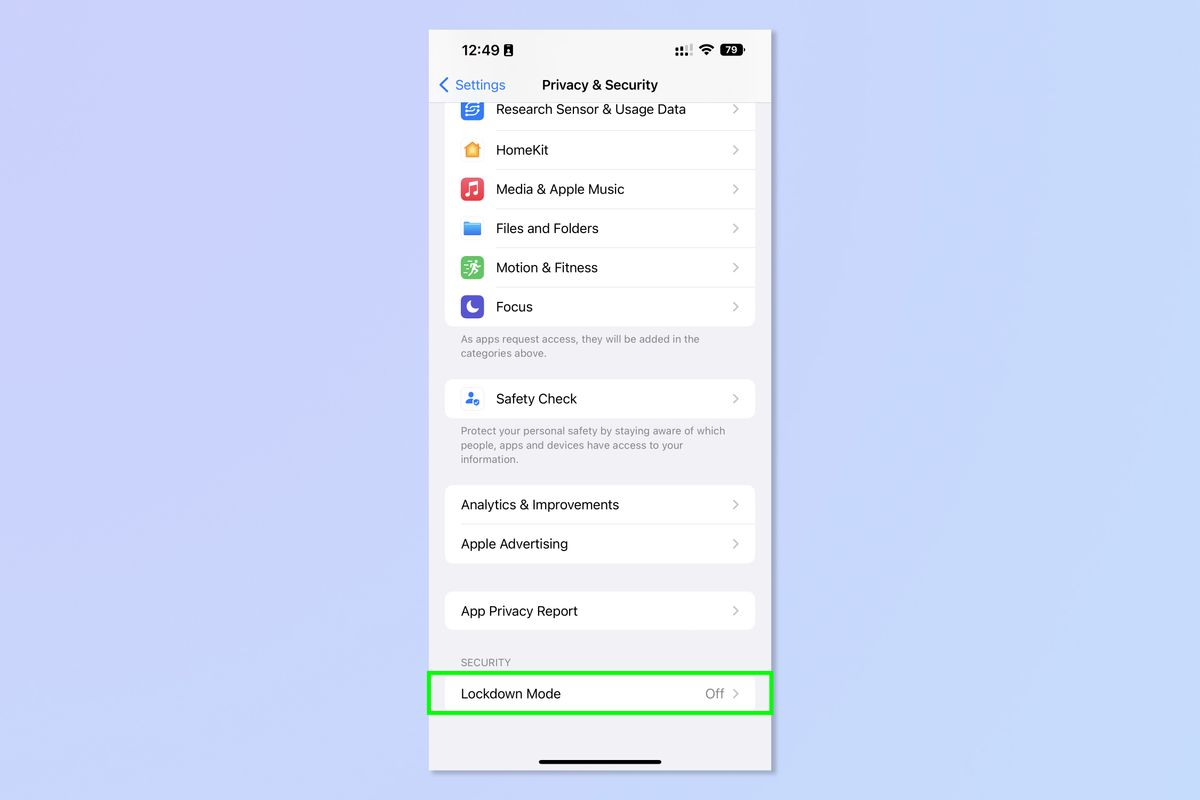 How to enable iOS Lockdown Mode | Tom's Guide