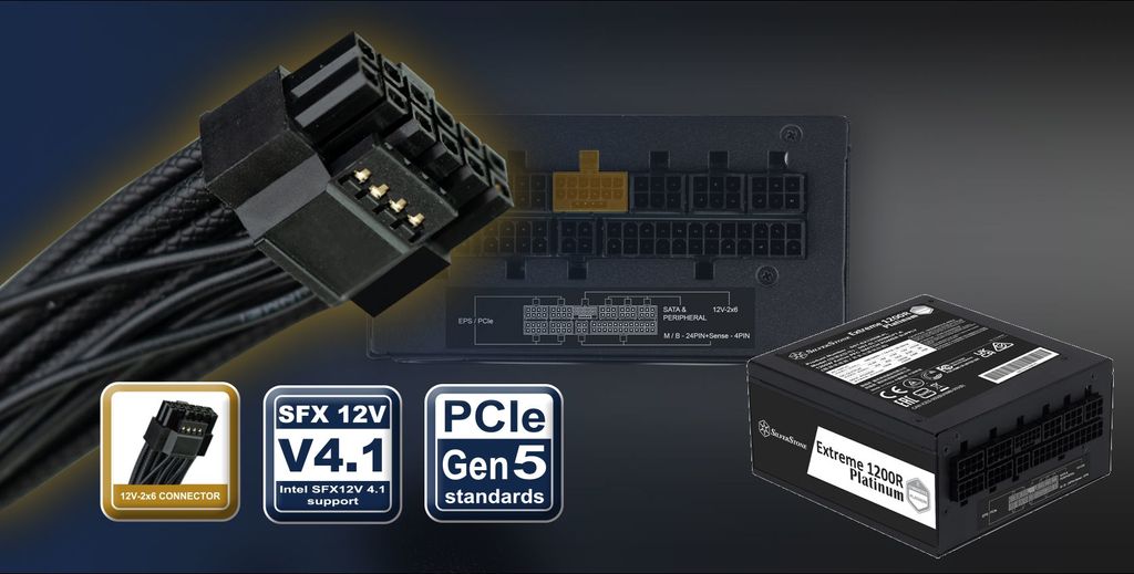 SilverStone's compact power supply comes with a revised, safer 16-pin ...