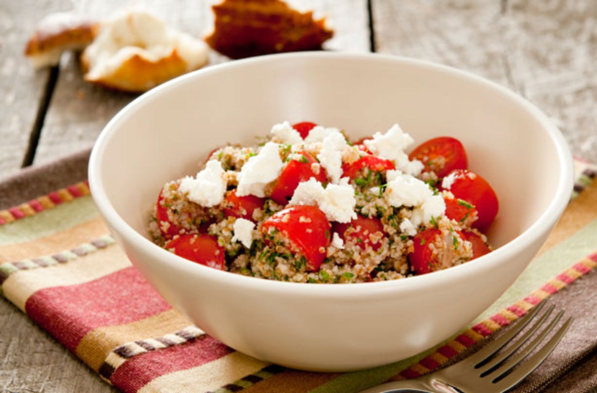 Bulgur wheat salad | Lunch Recipes | GoodtoKnow