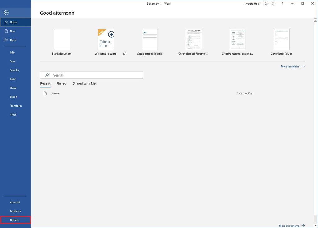 How to skip the start screen and always start Office apps on a blank ...