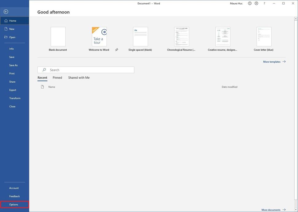 How to skip the start screen and always start Office apps on a blank ...