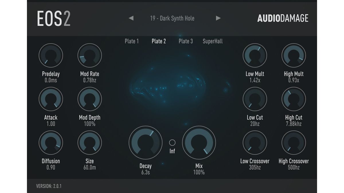 Audio Damage’s Eos 2 is a complete rebuild of its algorithmic reverb ...