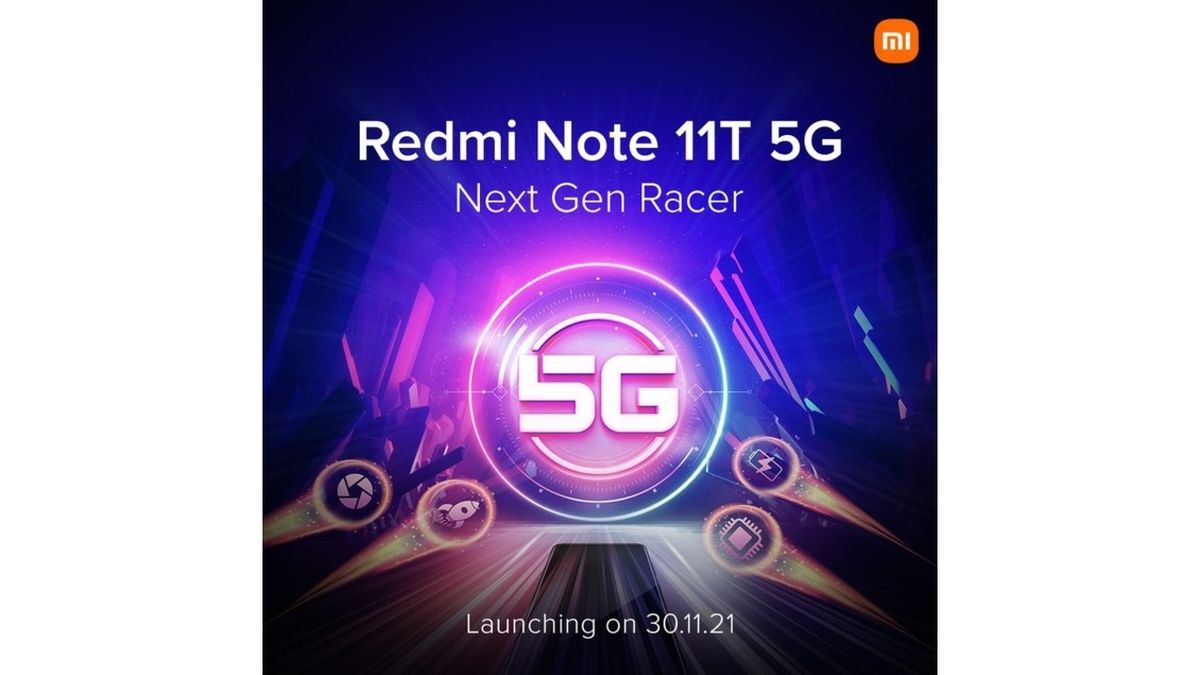 Redmi Note 11T 5G to launch on November 30 in India | TechRadar