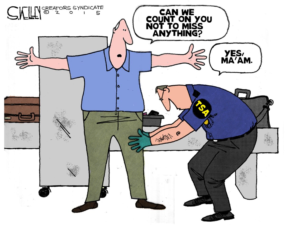 Editorial cartoon U.S. TSA Protocol | The Week