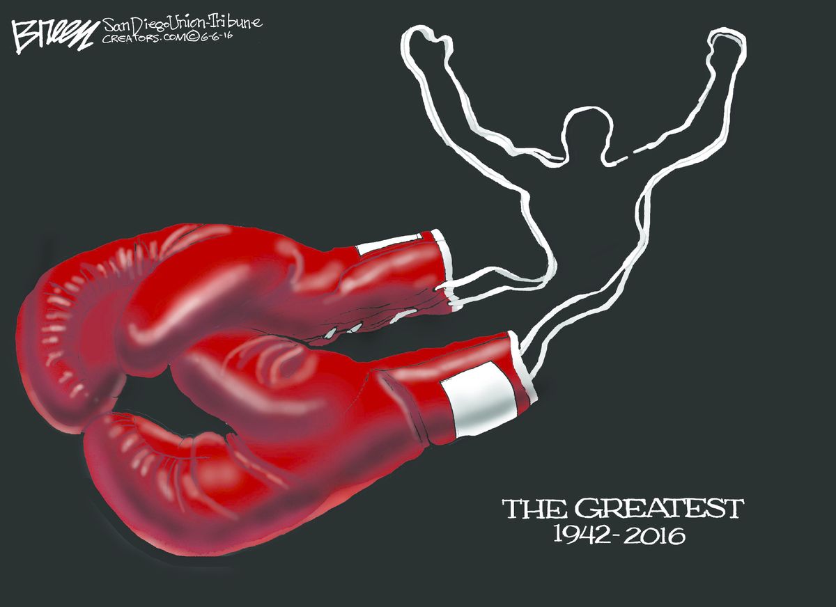Editorial Cartoon U.S. Muhammad Ali 2016 | The Week
