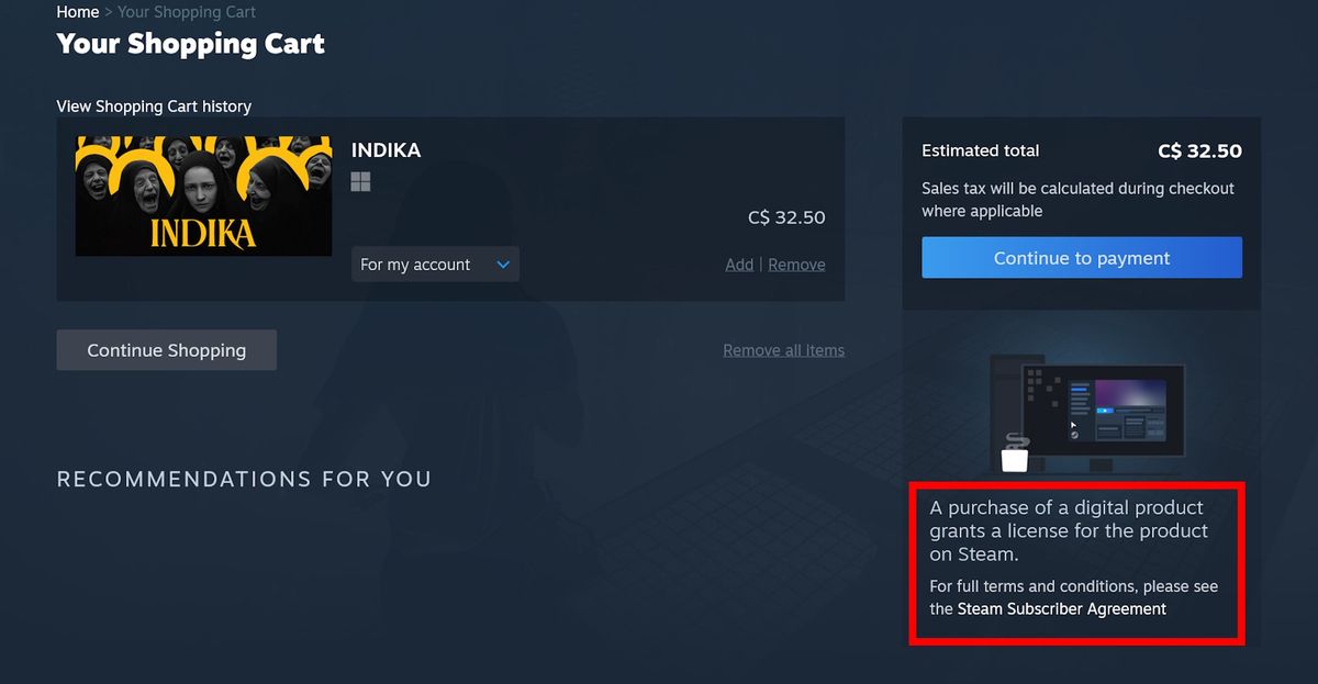 Steam's new disclaimer reminds everyone that you don't actually own ...